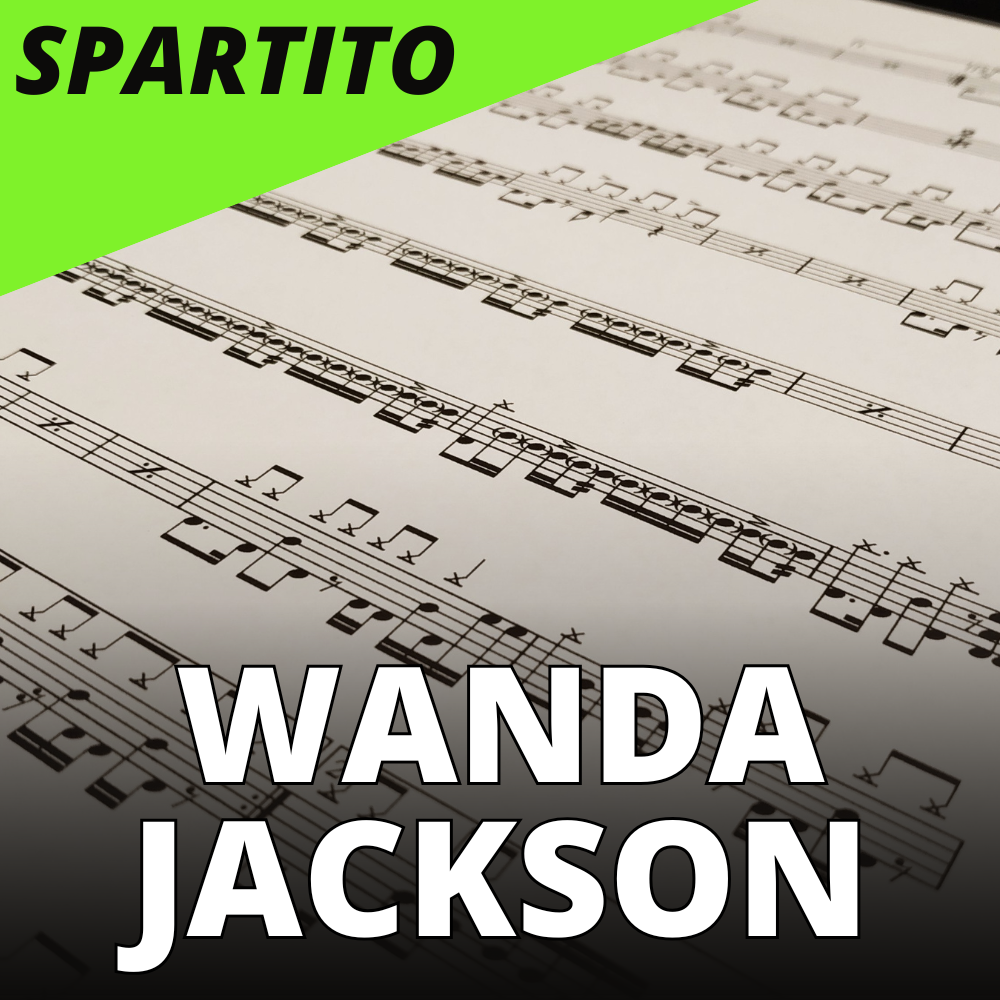 Wanda Jackson - Honey Don't (drum sheet music) – SpartitiBatteria.com